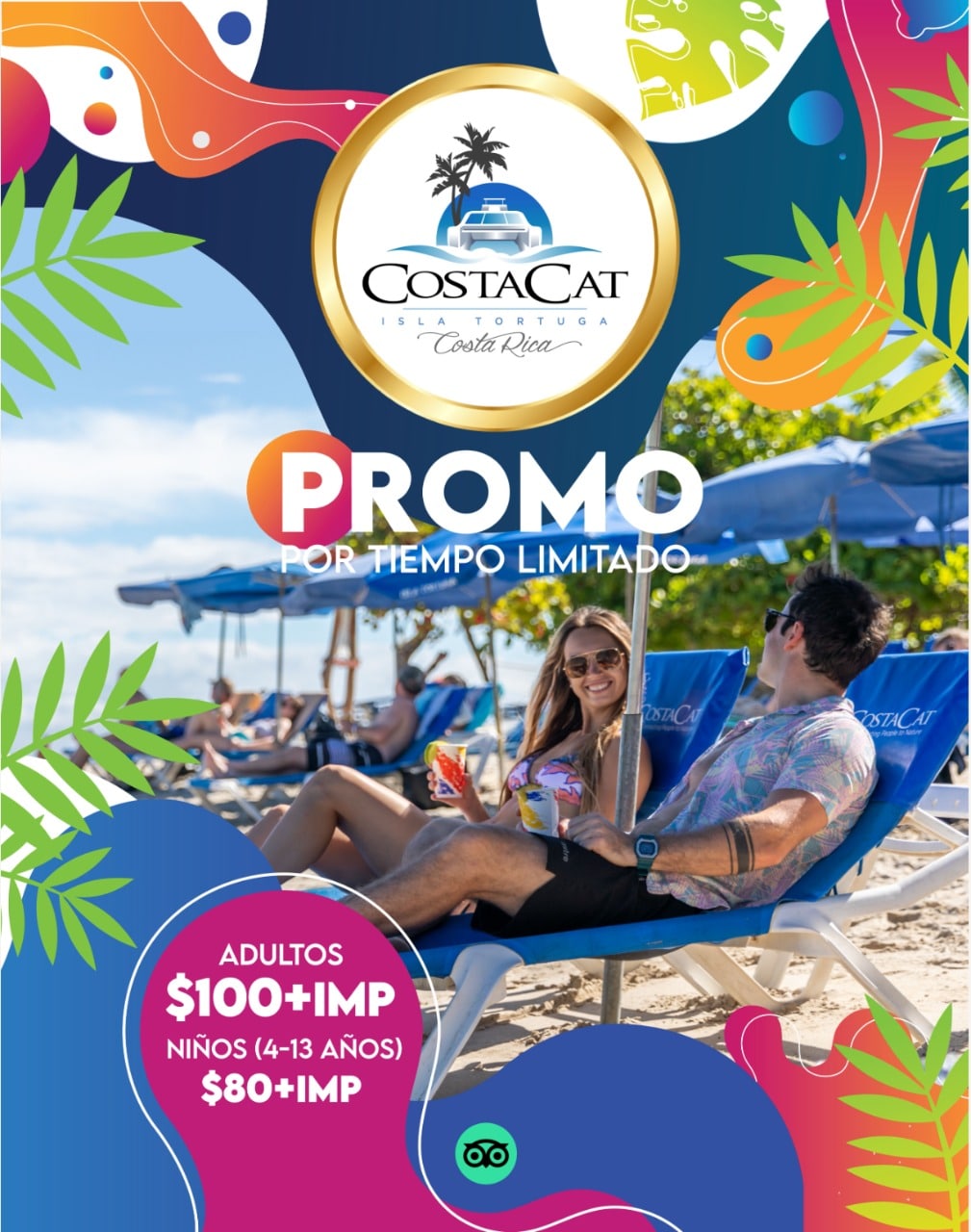 Tortuga Island One Day Cruise | from Los Sueños‎- Costa Cat Cruises